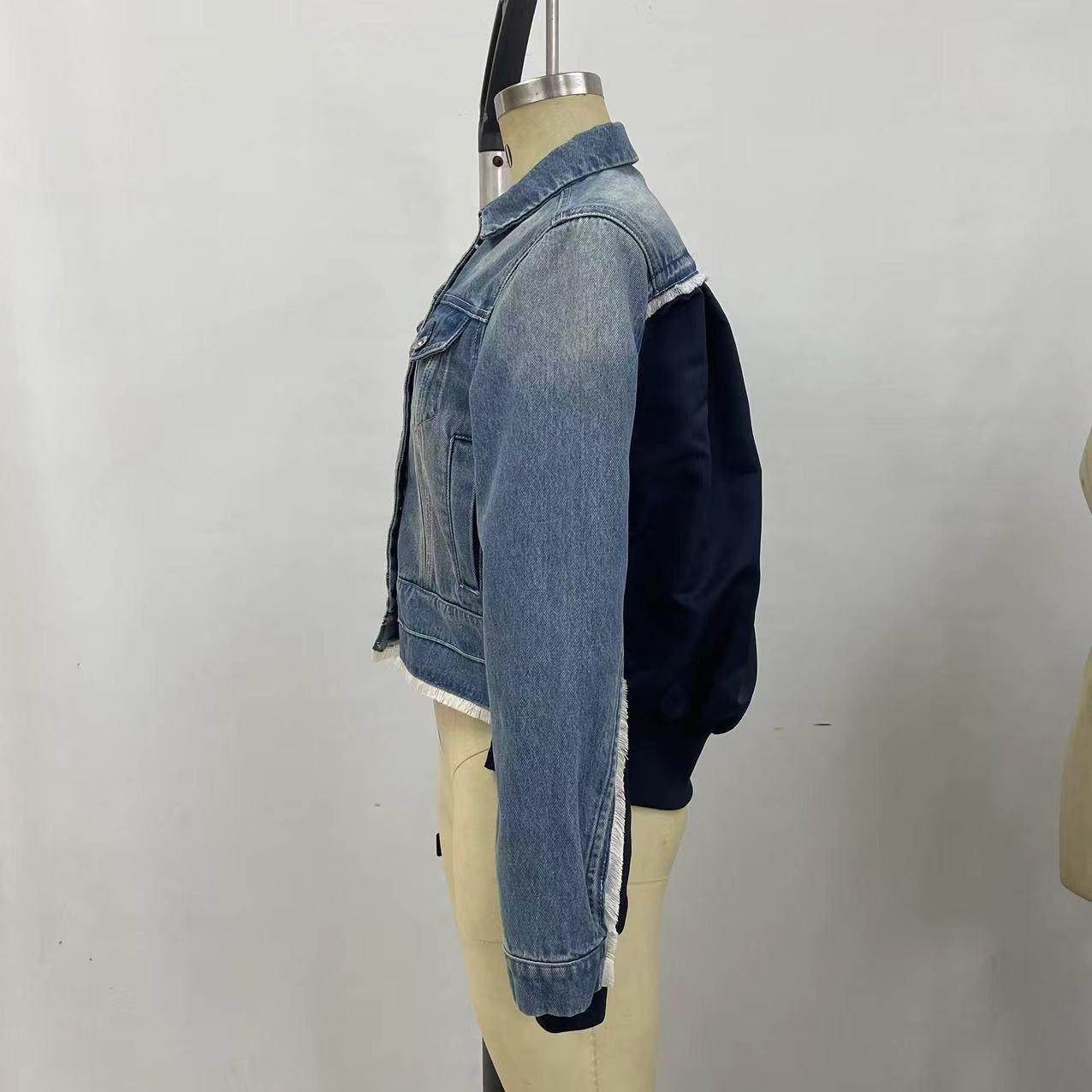 Buy Men's 100% Cotton Denim Woven Jacket from Dong Guan Xuan Xin Fashion Co., Ltd, Hong Kong ...