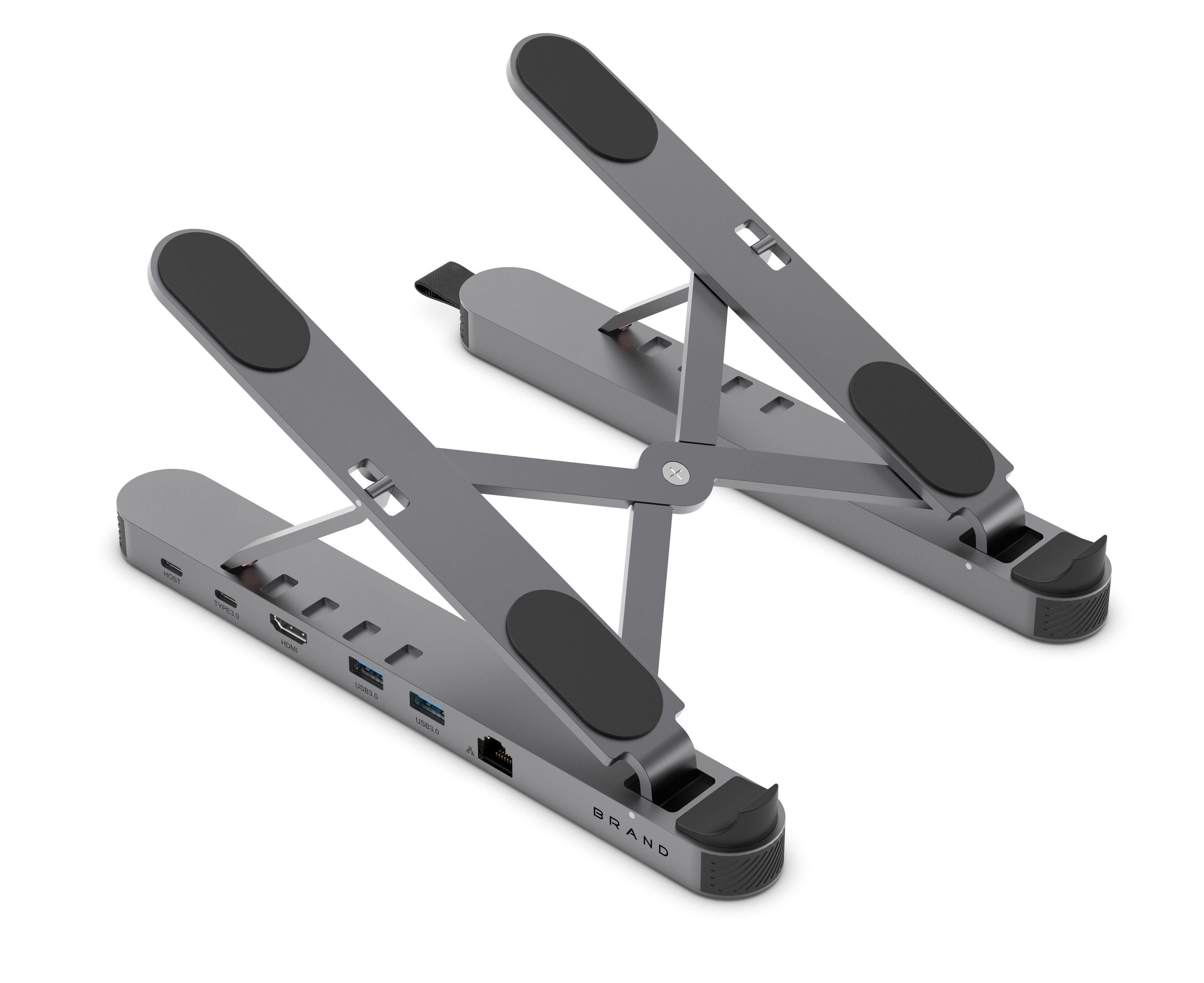 Buy Laptop Docking Station Foldable Portable Laptop Stand 6-in-1 Hub ...