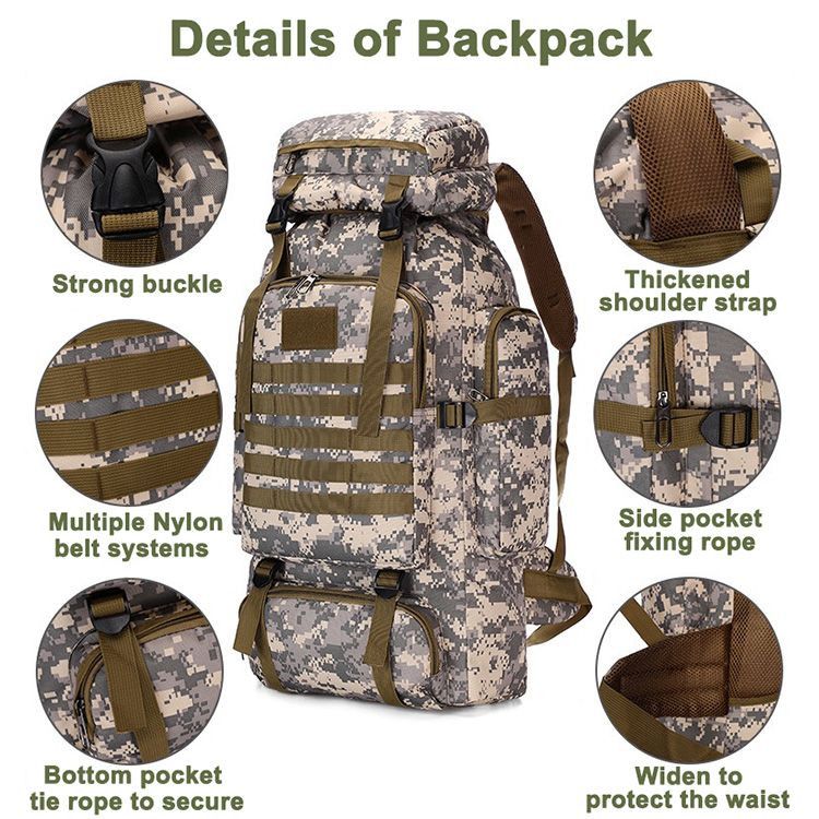 Buy Camping Survival Backpack from Dongyang City Yonoel Outdoor ...