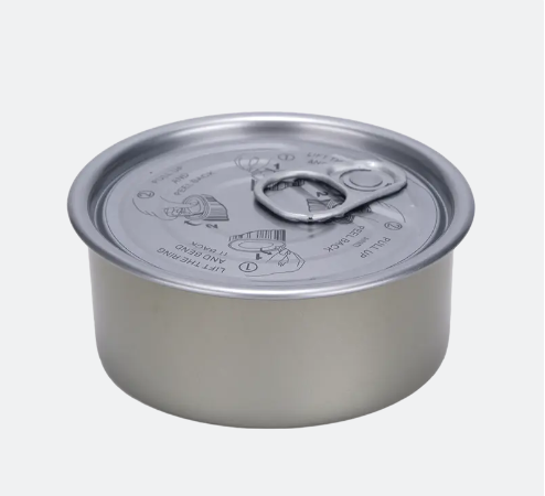 Buy Food Grade Tin Can Round Empty Packing 2 Pieces Food Can With Easy ...