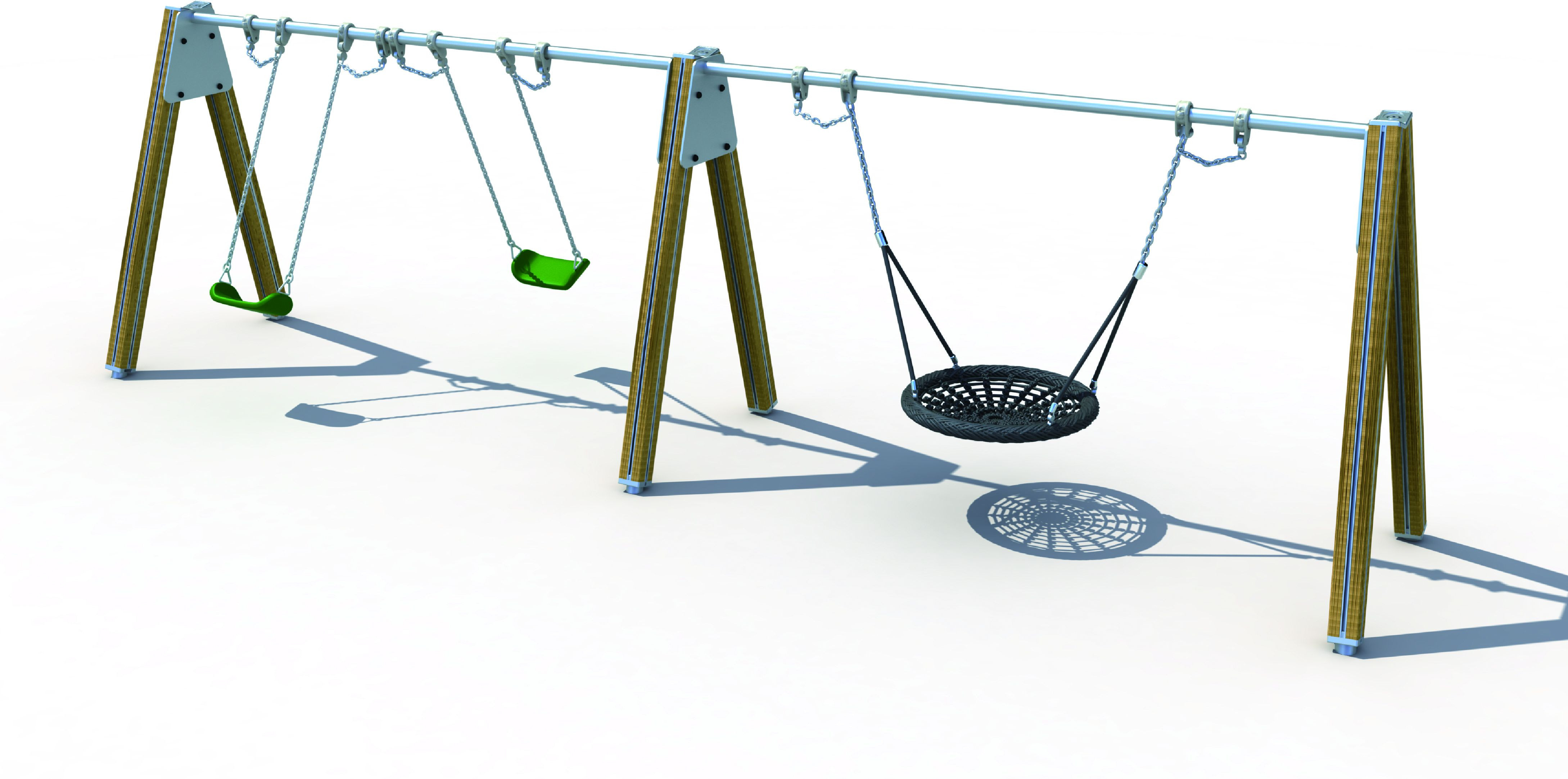 Buy A-shape Swing Set For Backyard For Kids To Play from Kaiqi Group ...