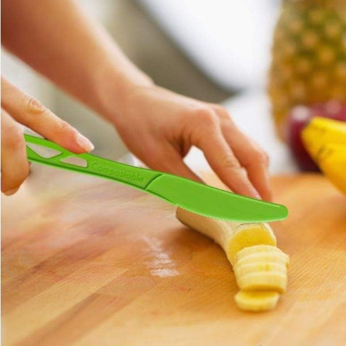 Buy Food Grade Eco-friendly Cpla Disposable Knife Spoon Fork ...
