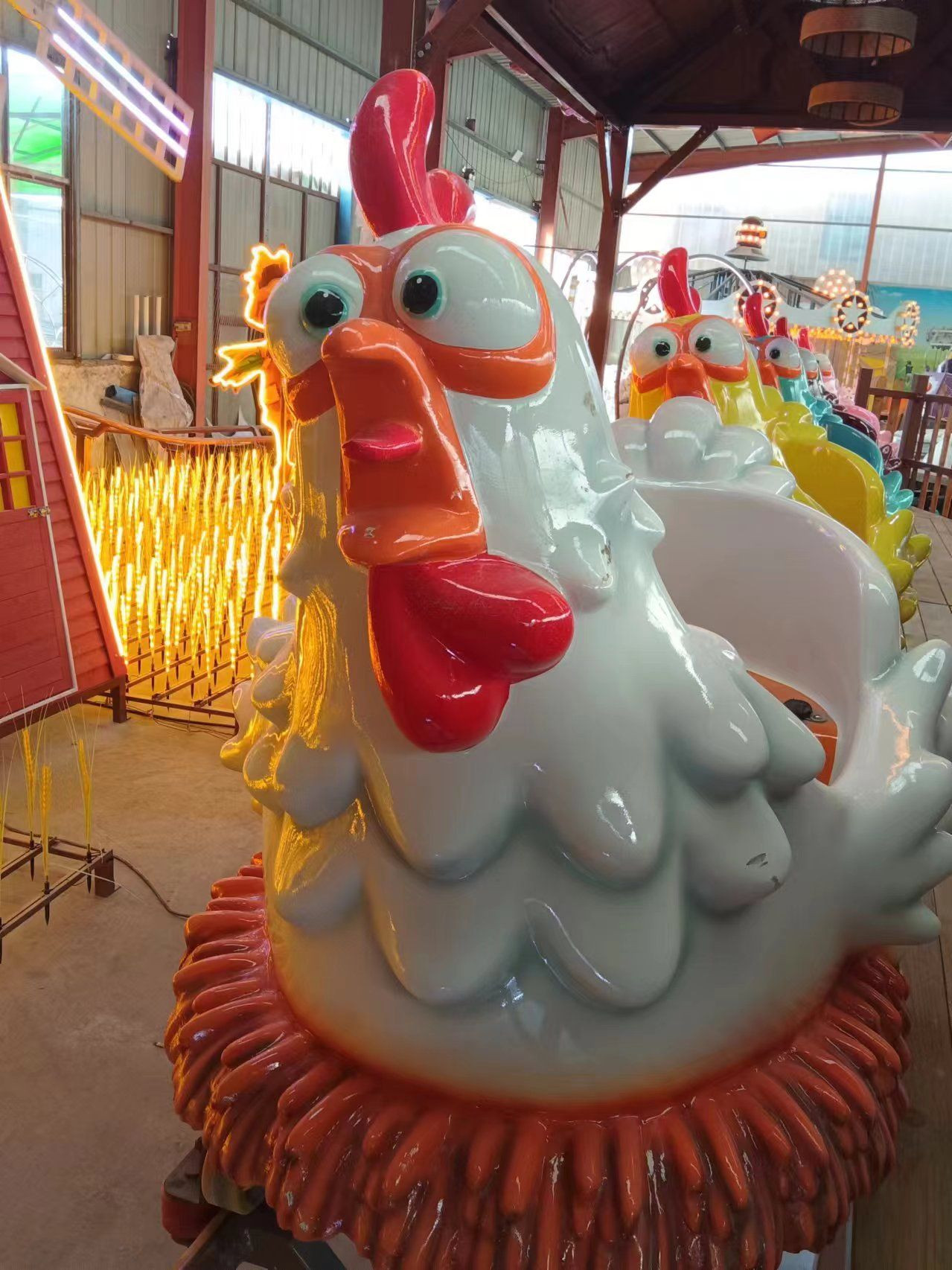Buy Large Outdoor Amusement Equipment Theme Park Kids Train Ride ...