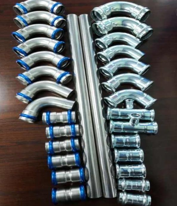 Buy M Press Galvanized Carbon Steel Press Fitting Equal Coupling from ...