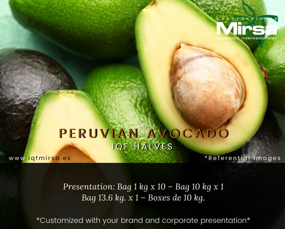 Buy Frozen Avocado Iqf Cubes, Halves, Pulp And Guacamole. from Mirsa ...