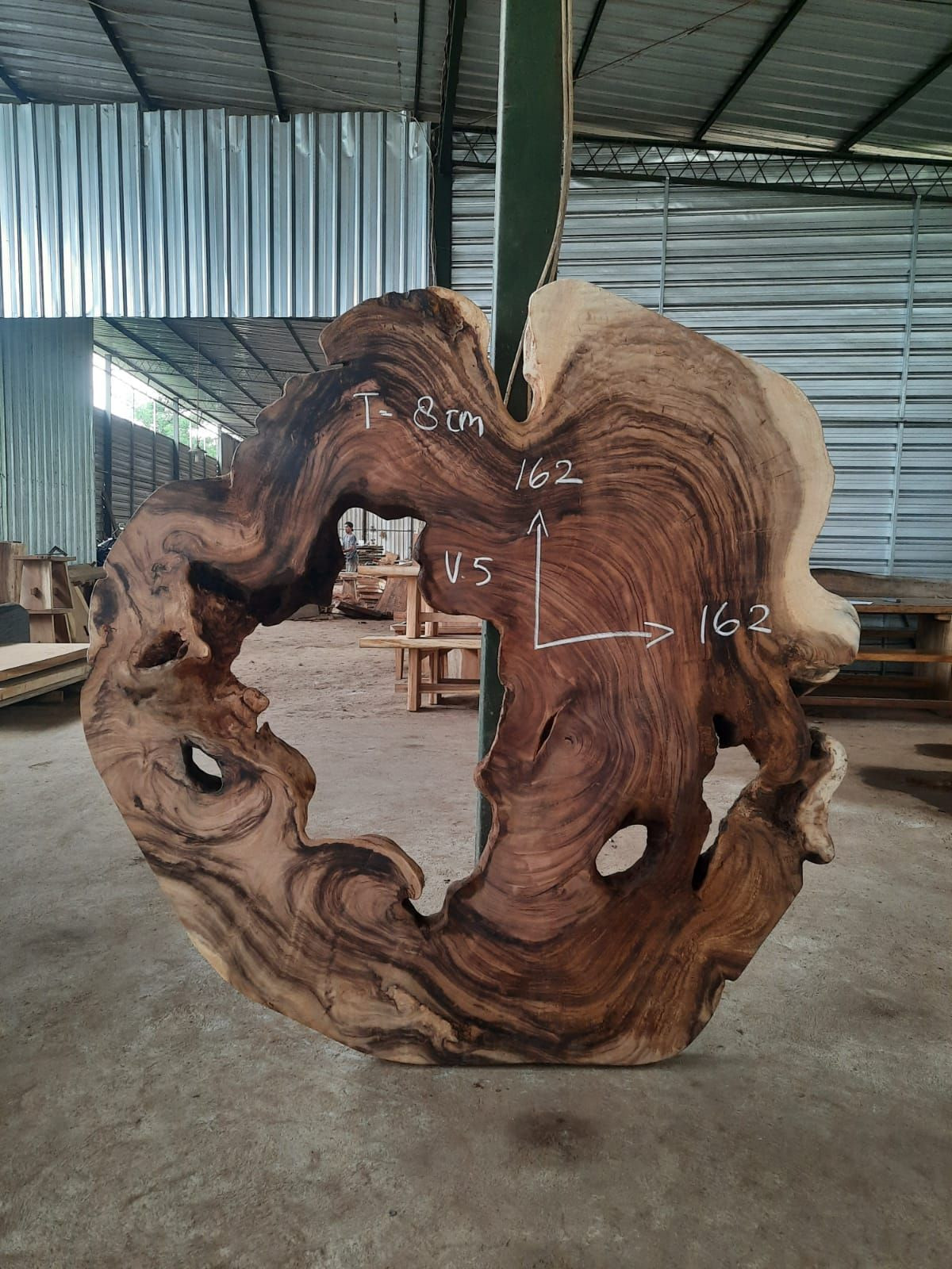 Buy Monkeypod Wood Slabs Samanea Saman Timber from CV. ADILLAH BERKAH ...