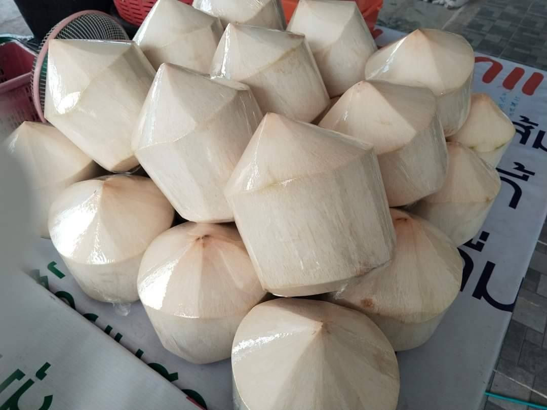 Buy Fresh Young Thai Coconut Nam Hom In Diamond Shape from FRESHIE FOOD ...