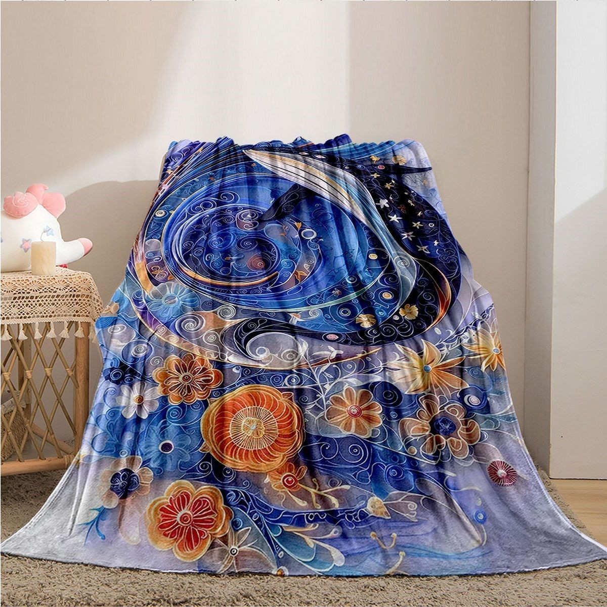 Buy Three-dimensional Hand-painted Flannel Digital Printing Blanket ...