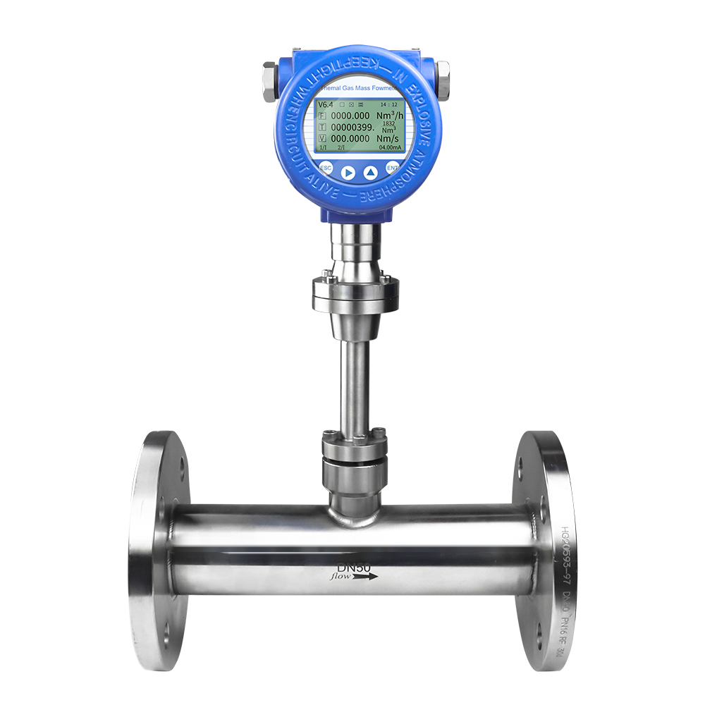 Buy Digital Thermal Gas Mass Flow Meter With Lcd High Accuracy Gas Mass Flow Measurement from ...