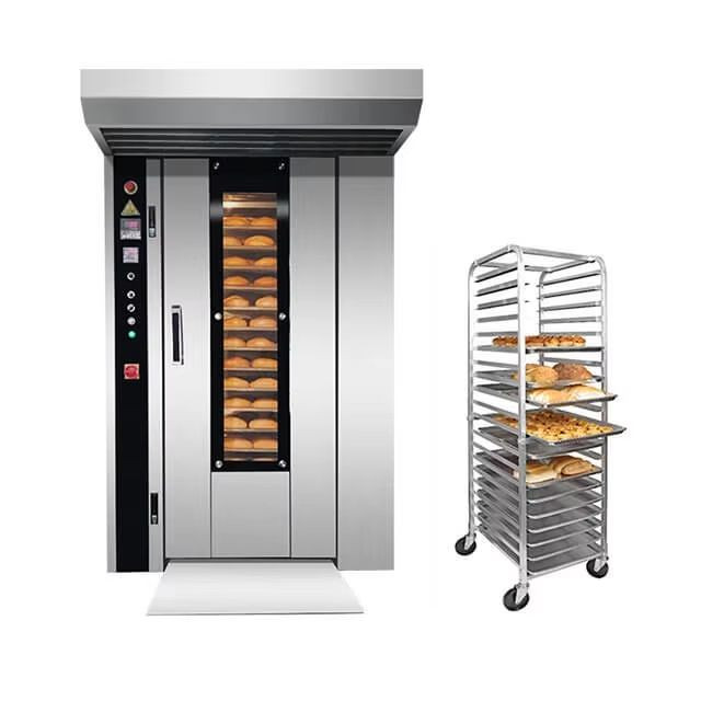 Buy Industrial Rotary Oven For Bakery Hot Air 16 Diesel Bread Equipment ...