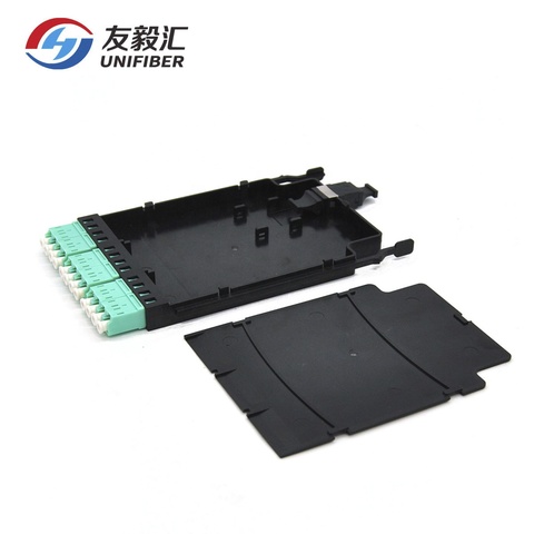Buy 12 Fiber Mpo/mtp Fiber Cassette Module, Om3 Mpo/mtp To Lc Breakout Cassette from Shenzhen ...