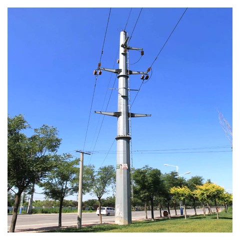 Buy 2024 Most Popular 9m Electric Power Line Pole Hot Dip Galvanized ...