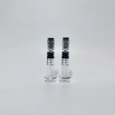 Buy 2.25ml Cosmetic Syringes Clear Disposable Plastic Luer Lock ...