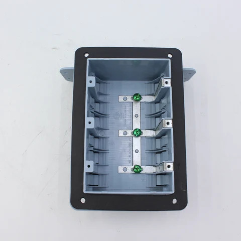 Buy 3 Gang Sheathed Cable Plastic Outlet Box/gasket Device Box Airtight ...