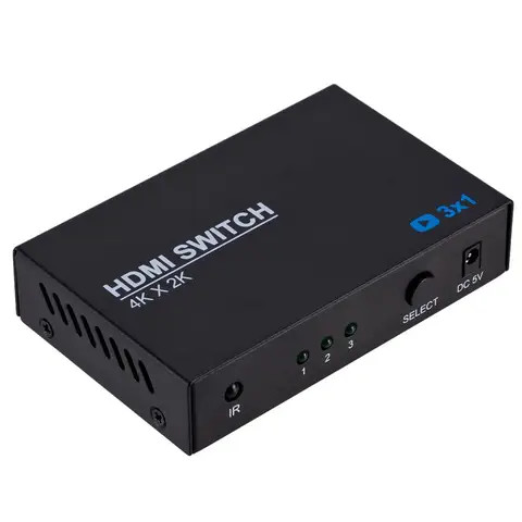 Buy 3x1 Hub 3 Port Hdmi Switch/switcher Hdmi 1.4v Supports 1080p 3d ...