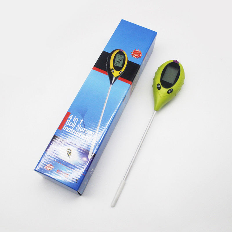 Buy 4 In 1 Digital Lcd Temperature Moisture Sunlight Ph Meter Garden ...