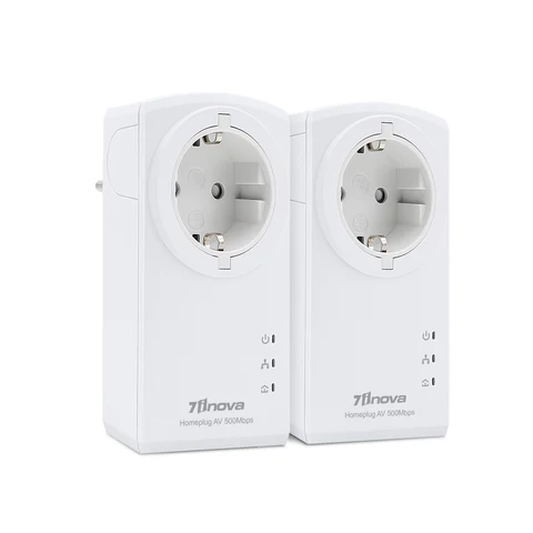 Buy 7inova Av500 Homeplug Av Standard Passthrough Powerline Ethernet ...