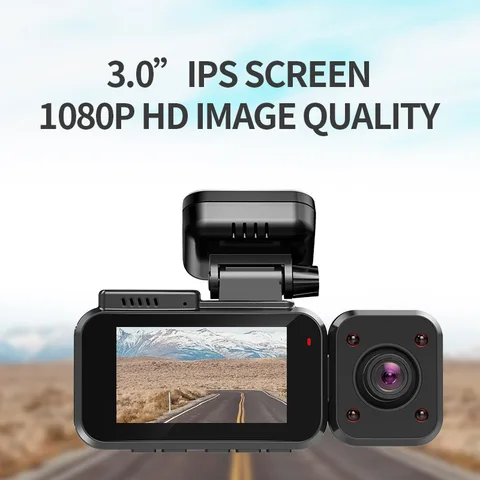 Buy Ad360 Wireless Dual Lens Dash Cam 4k Wifi Gps Night 3 Lens ...