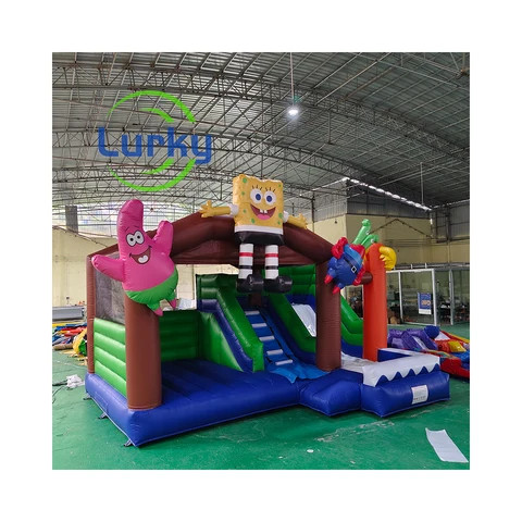 Buy Cartoon Inflatable Bouncer House Custom Character Bouncy Castle ...