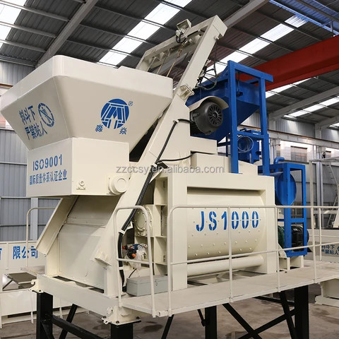 Buy China Manufacturing Js750 Js1000 Twin Shaft Mixer Cement Concrete ...