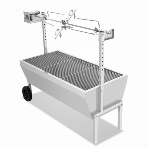 Buy Chinese Large Stainless Steel Rotary Big Commercial Pork Charcoal ...