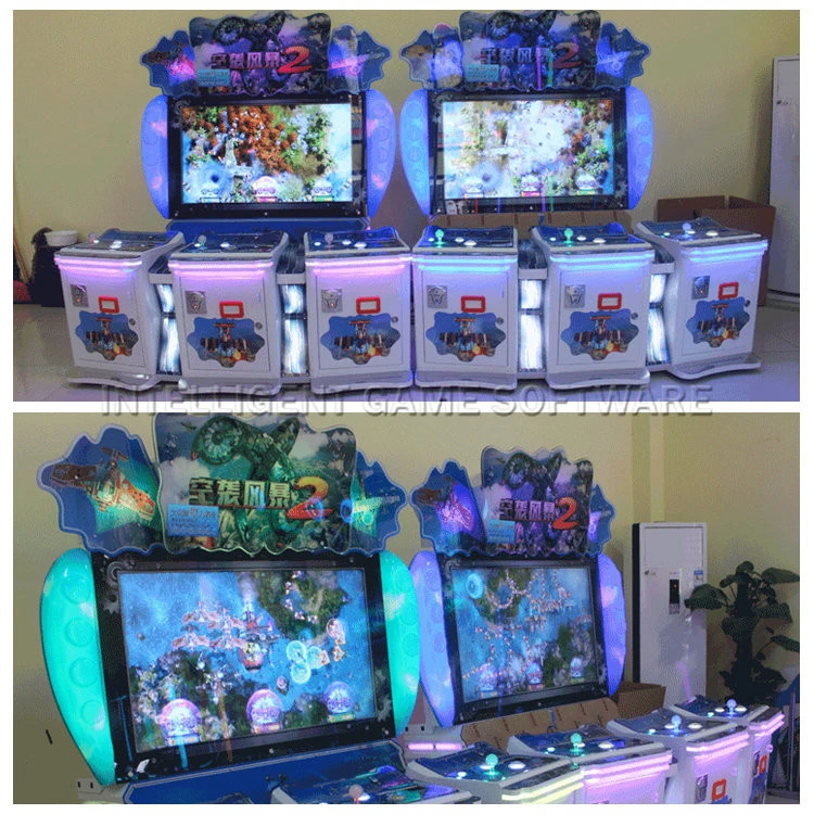 Buy Custom Game Theme 6 Player Stand Up Coin Fish Game Machine Air ...