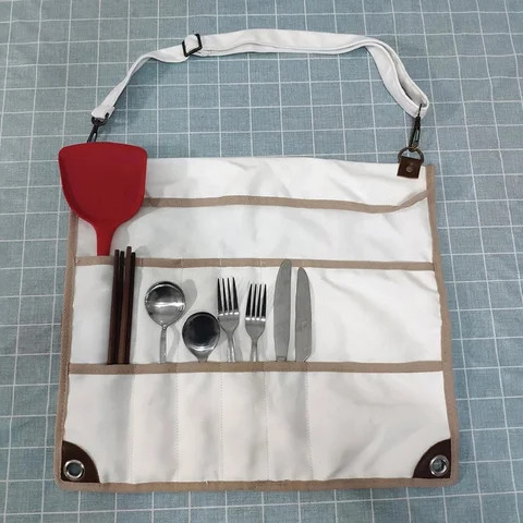 Buy Custom Logo Barbecue Tools Cooking Roll Up Carrying Bag Camping ...