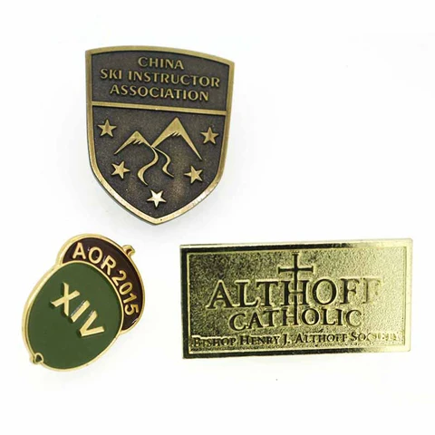 Buy Custom Made Club Metal Badges 3d Pin Brooch Lapel Pin from ...