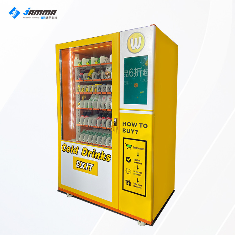 Buy Custom Smart Automatic Combo Vending Machine For Foods And Drinks ...