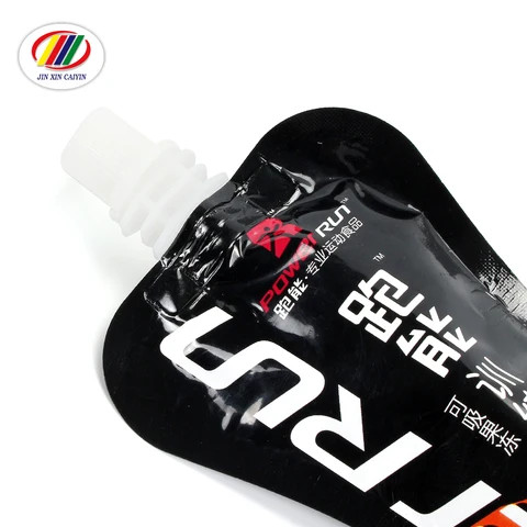 Buy Customized Printing Moisture Proof Energy Drink Yogurt Plastic Packaging Bag Suction Standup ...