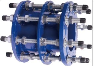 Buy Dci Pipe Fitting Ductile Cast Iron Coupling And Flange Adaptor For ...