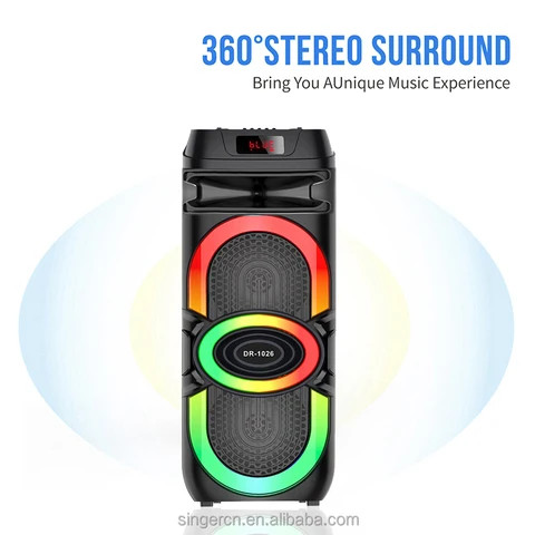 Buy Dr-1026 Dual 10-inch Super Power Speakers Outdoor Blue Tooth ...