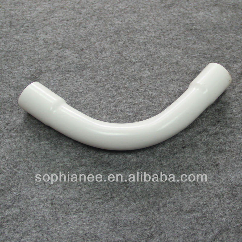 Buy Electrical Pvc Conduit Fitting 90 Long Sweep Bend Elbow Plastic ...