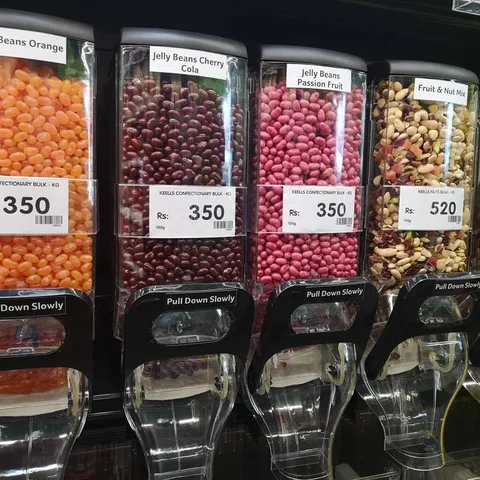 Buy Food Grade Plastic Gravity Bin Bulk Food Dispenser For Sale from ...