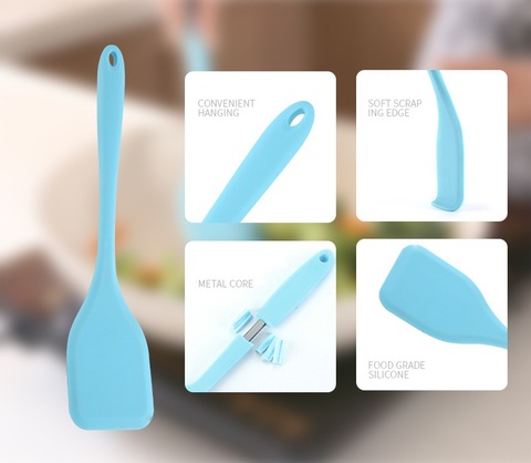 Buy Heat Resistant Silicone Spatulas Set ,rubber Spatula Non-stick ...