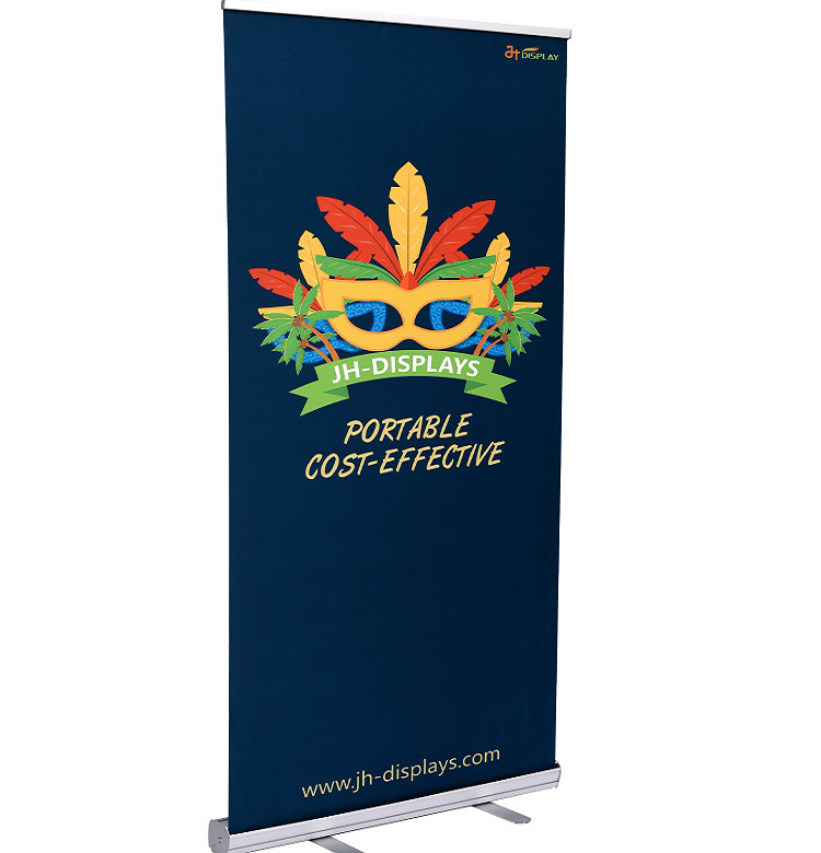 Buy Heavy Base Roll Up Standee Desk Roll Up Stand A4 Size Mini Banner ...
