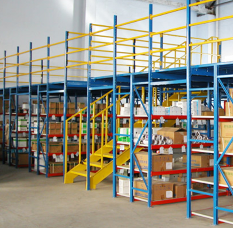 Buy Heavy Duty Multi Tier Warehouse Mezzanine Floor Rack Attic Shelves ...