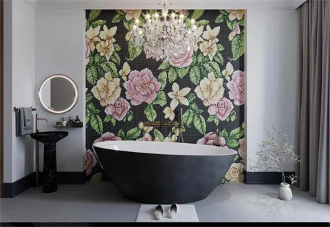 Buy High Art Mosaic Interior Stone Burning Large Panel Large Format ...