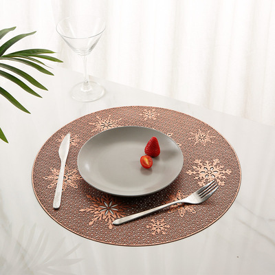 Buy Hollow Pvc Placemat Hotel Restaurant Light Luxury Heat Insulation ...