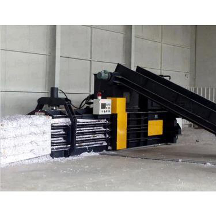 Buy Hydraulic Horizontal Automatic Cardboard Waste Paper Compactor ...