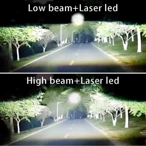 Buy Integrated Drive Car Led Projector High Low Beam Laser Led ...