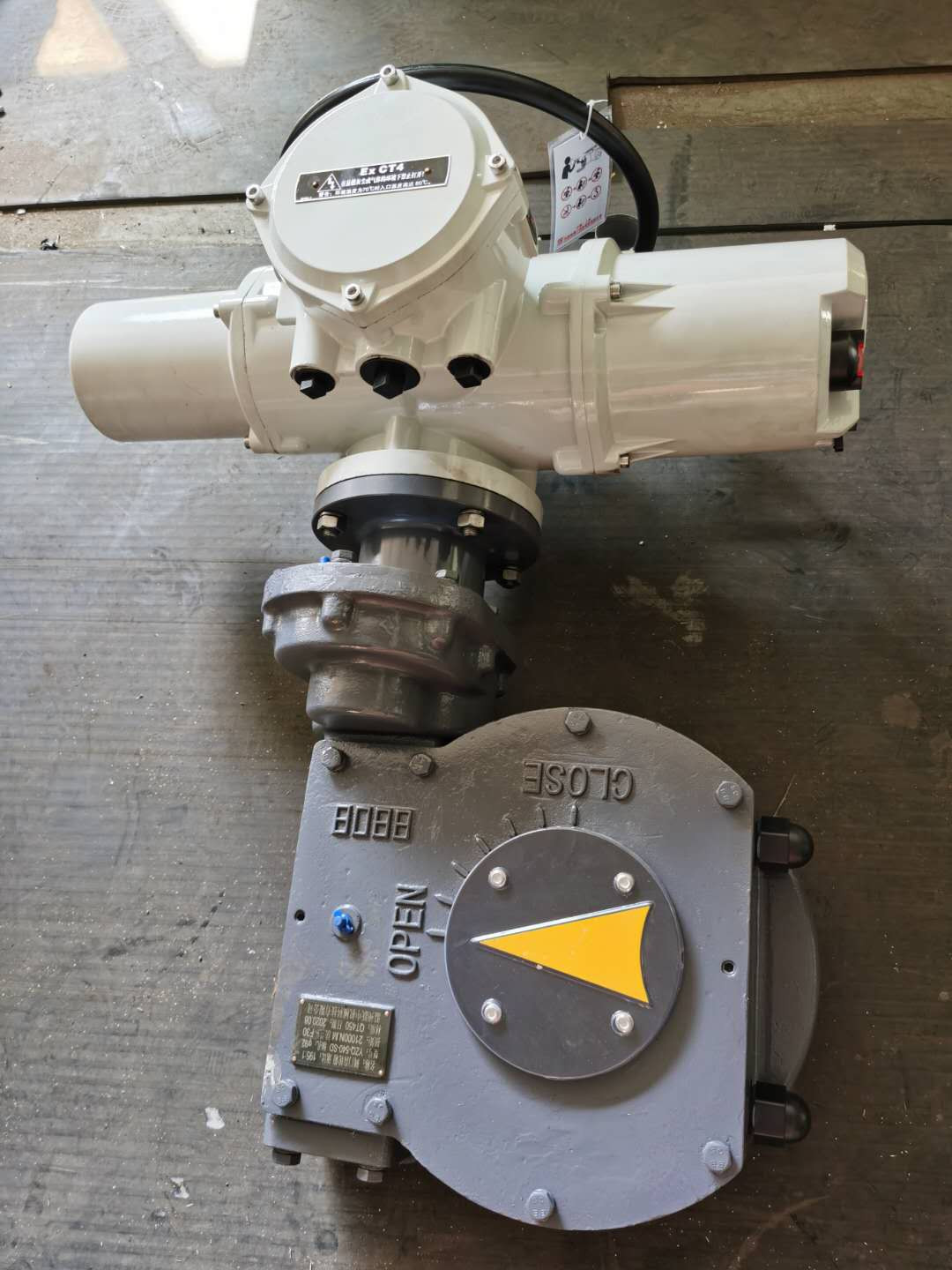 Buy Ip68 Multi-turn Electric Motorized Actuated Sluice Gate Penstock ...