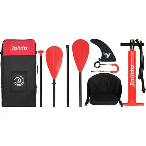 Buy Jolldo Inflatable Stand Up Paddle Board 106*32"*6" Kayak Sup Green ...