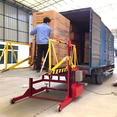 Buy Loading Lifting Platform Portable Electric Lifter Small Cargo ...