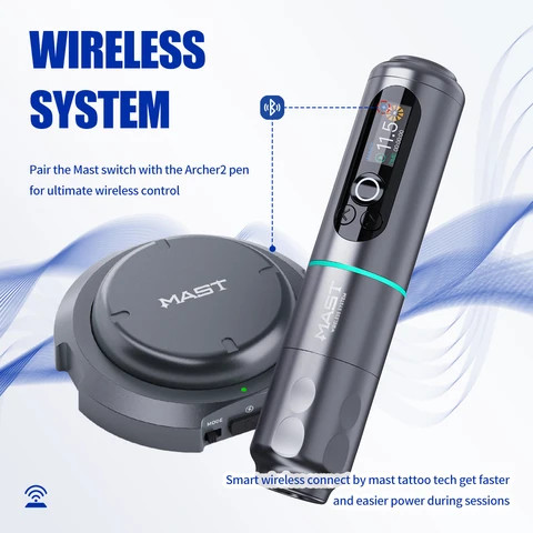 Buy Mast Archer 2 Max Professional Brushless Motor Wireless Tattoo ...