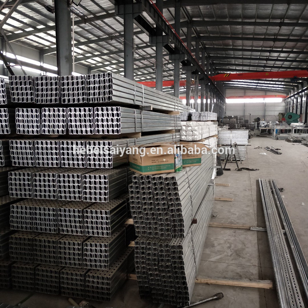 Buy Mild Steel Strut Channel Perforated C Purlin Aluminum C Channel ...