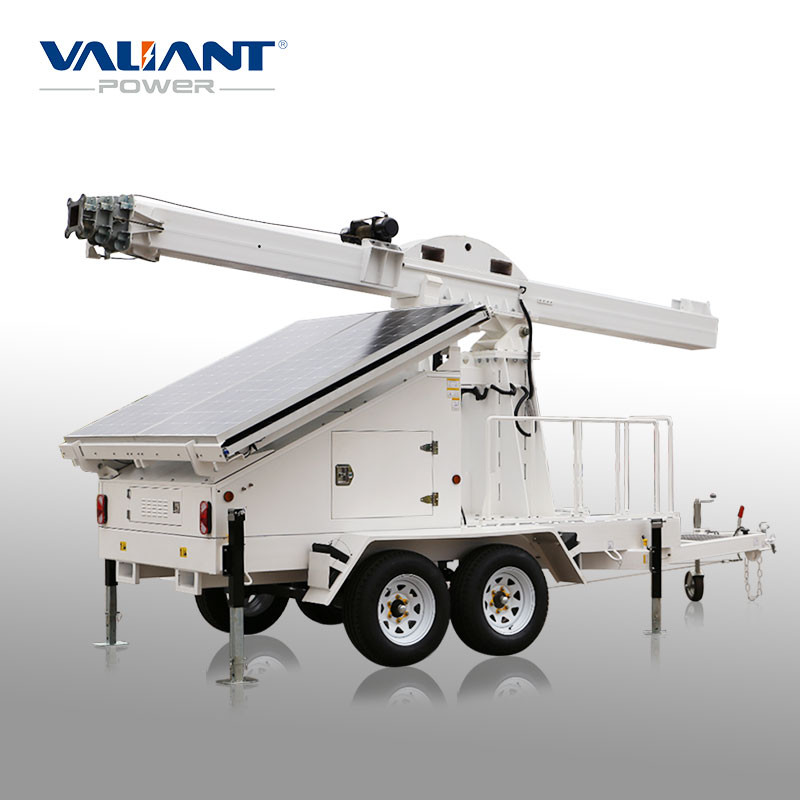 Buy Mobile Telecommunication Tower Trailer System With Telescoping Mast ...
