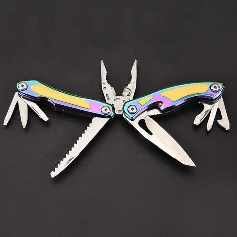 Buy New 13 In 1 Multi Purpose Pocket Size Pliers Folding Plier Tool Kit ...