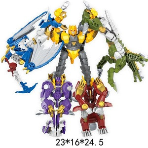 Buy New 5 In 1 Deformer Dinosaur Toys Robot Assemble Toys For Kids from ...
