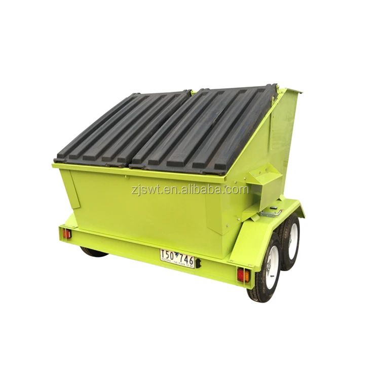 Buy New Type Of Garbage Box Trailer For Clean Up And Transport Garbage ...